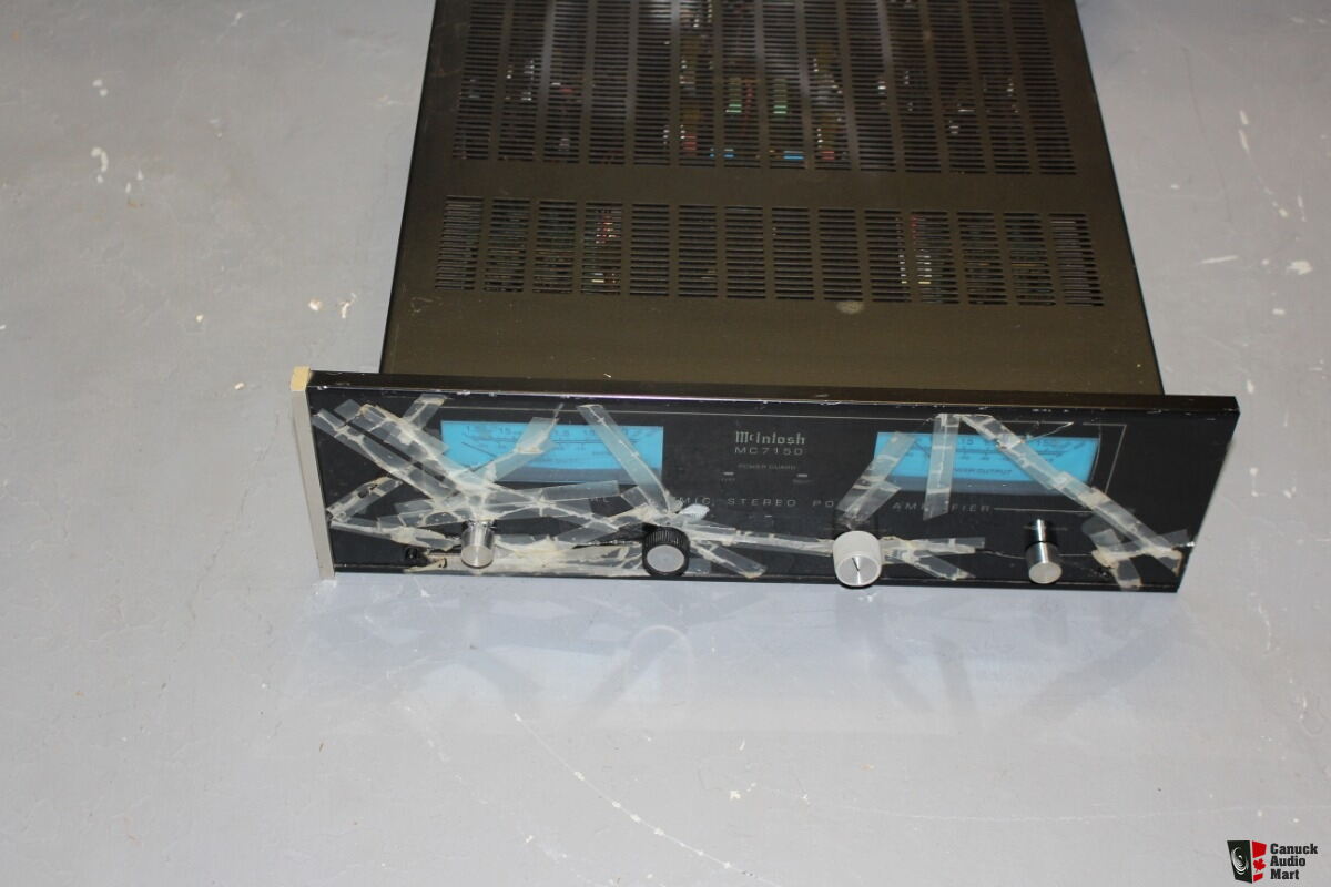 McIntosh MADE IN THE U.S.A MODEL MC 7150 POWER Amp Amplifier 150 WATTS ...