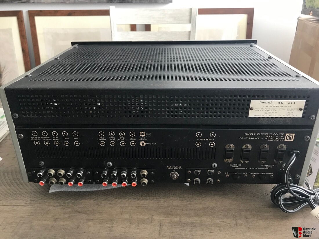 Sansui AU111 Tube Amp Photo #4147543 - Canuck Audio Mart