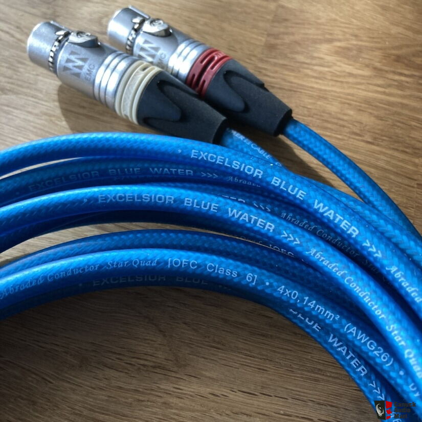 Sommer Excelsior Blue Water I/C XLR cables 3-meter pair Photo #4149960 ...