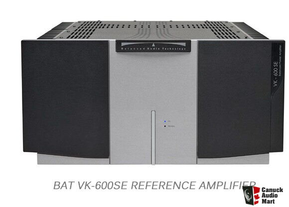 BAT - Balanced Audio VK-600 SE 300 wpc Power Amp. For Sale - Canuck ...