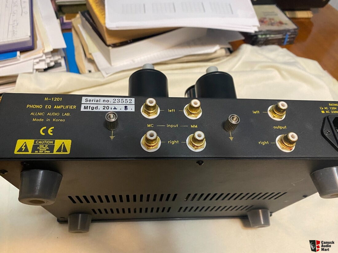 Allnic H-1201B phono preamp (black color) Photo #4153791 - US Audio Mart