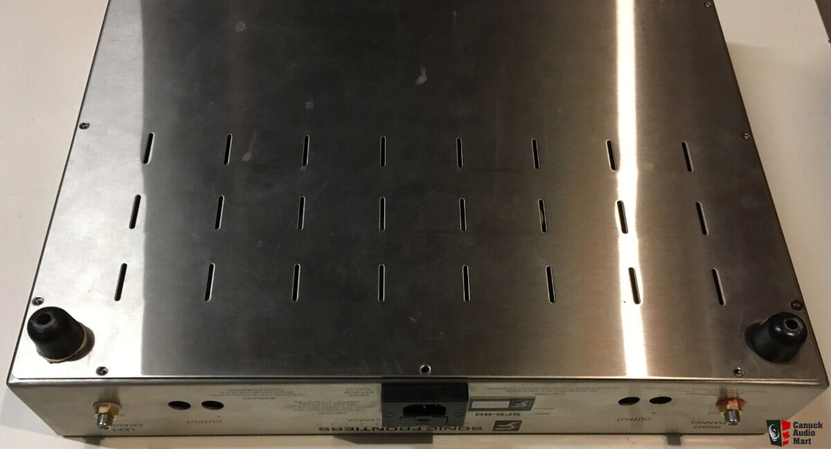 Sonic Frontiers SFS-80 empty chassis/case/ box for DIY tube amplifier ...