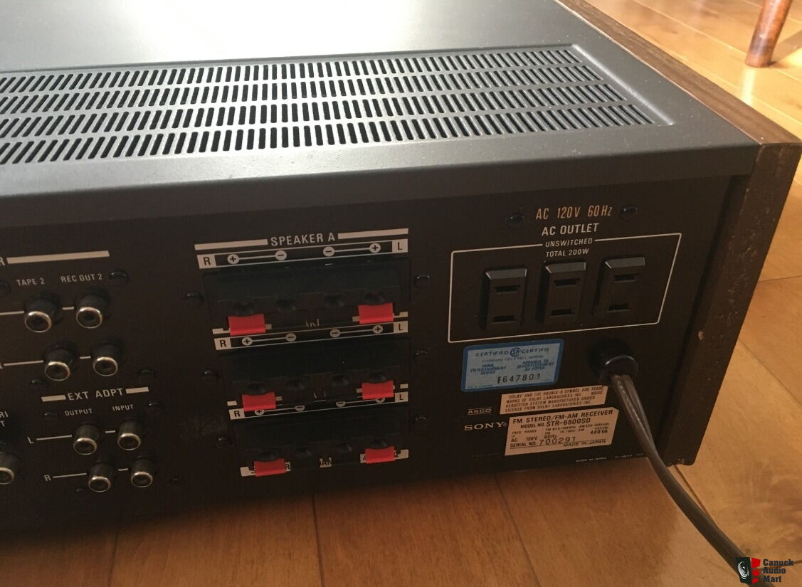 SONY STR-6800SD Receiver in Excellent Conditions Photo #4155113 ...