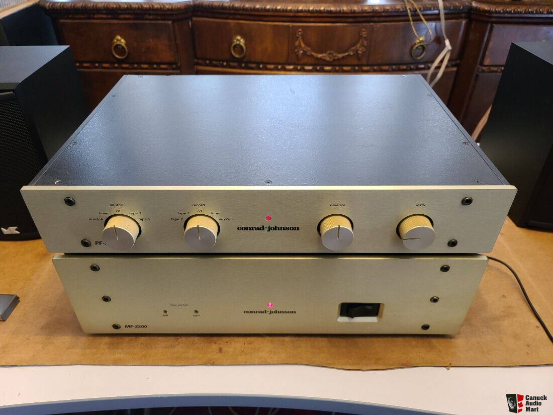 Conrad Johnson MF-2200 Amplifier and PF-2 Preamplifier Photo #4155283 ...