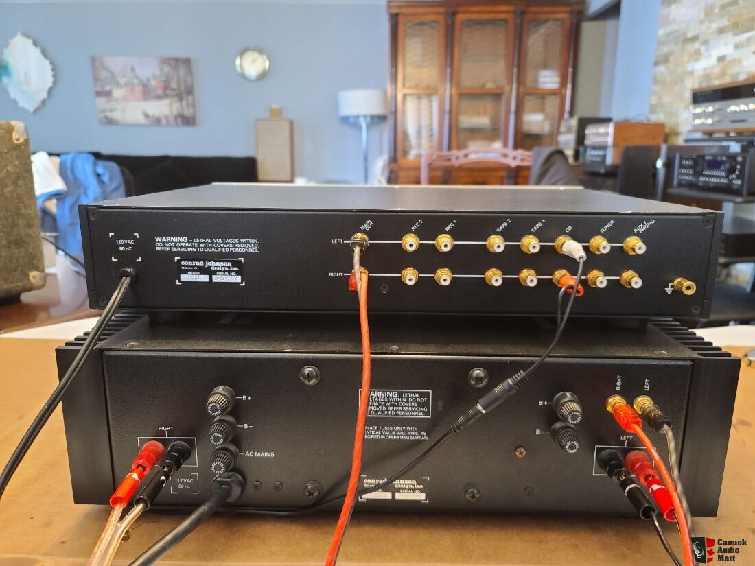 Conrad Johnson MF-2200 Amplifier and PF-2 Preamplifier Photo #4155278 ...