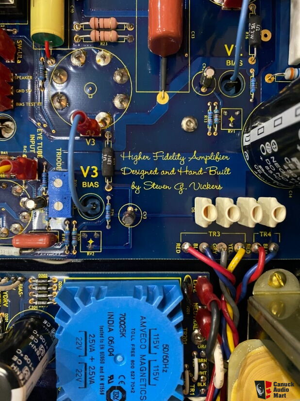 Spectacular KT88 Triode/Pentode power amplifier North Audio Stage ...