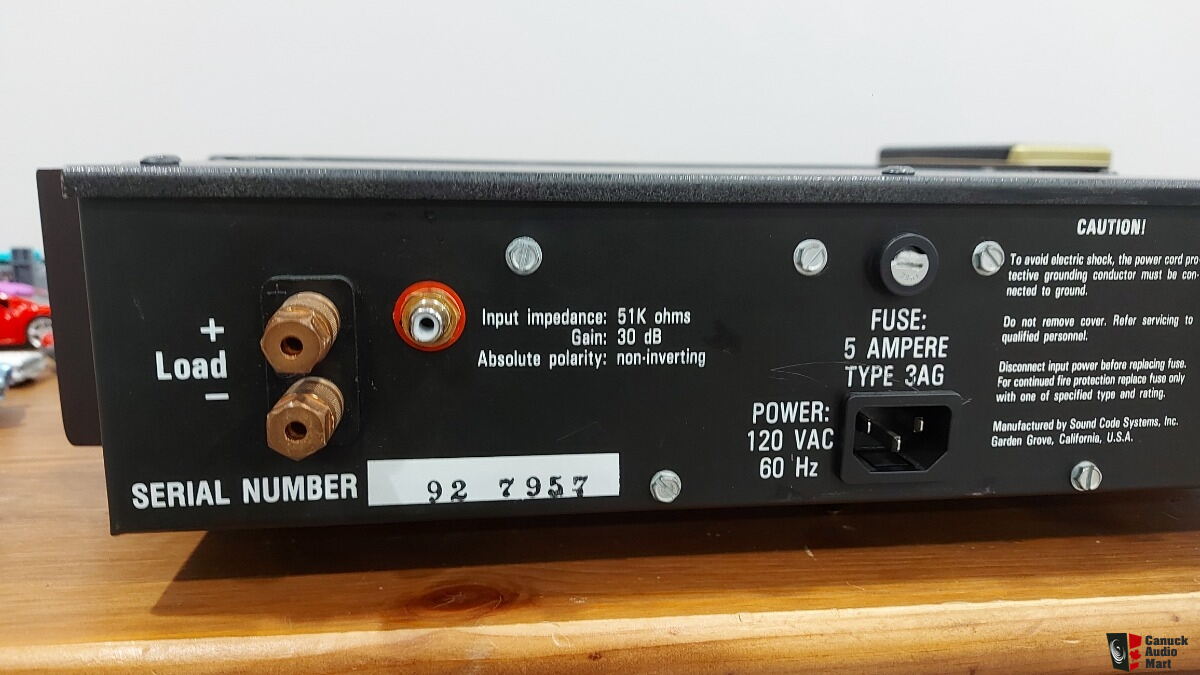 Muse model 100 one hundred MOS FET Photo #4162231 - Canuck Audio Mart