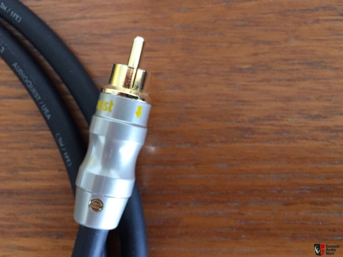 AudioQuest VSD-5 Digital 75Ohm SP/DIF RCA Cable 1.5M's. Excellent ...