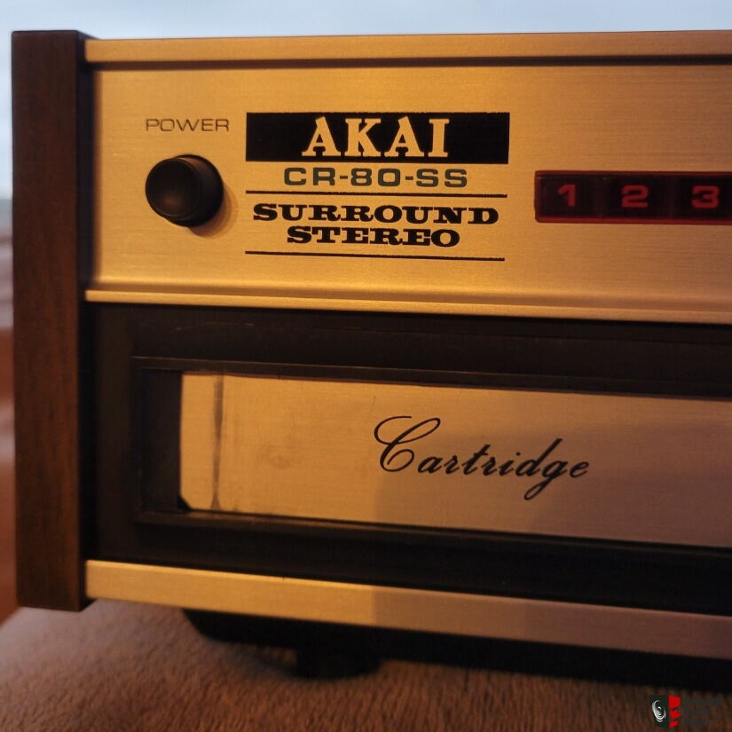 SUPER RARE Akai CR-80-SS QUAD Amplifier "Surround Stereo" 8 Track ...