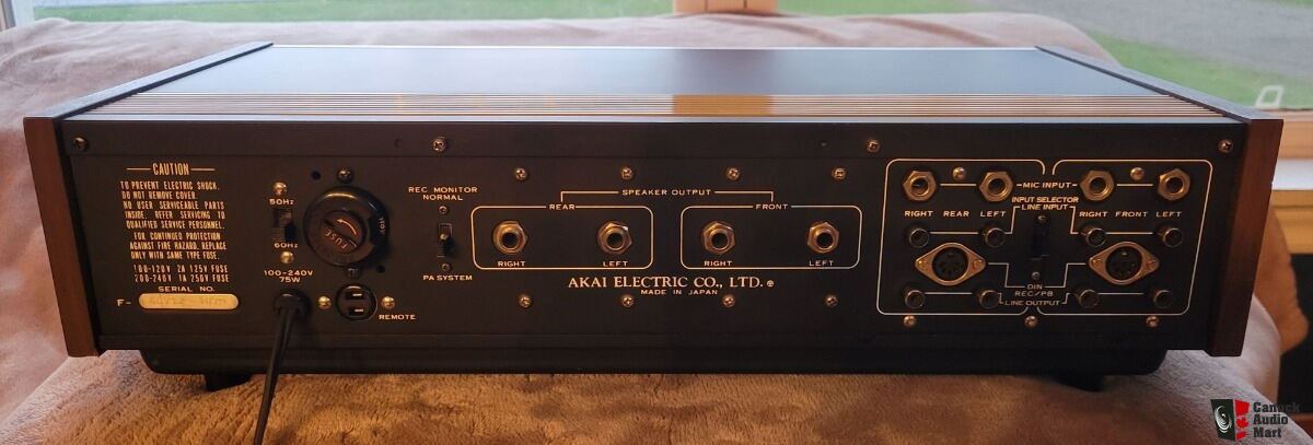 SUPER RARE Akai CR-80-SS QUAD Amplifier "Surround Stereo" 8 Track ...
