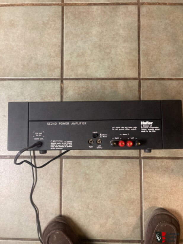 Hafler SE240 rack amp Photo #4163381 - US Audio Mart