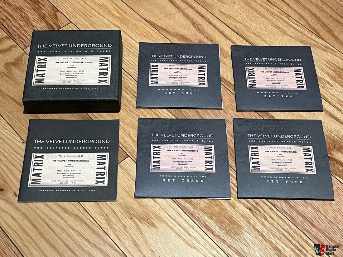 Velvet Underground - The Matrix Tapes CD Box Set Photo #4163807 - UK ...