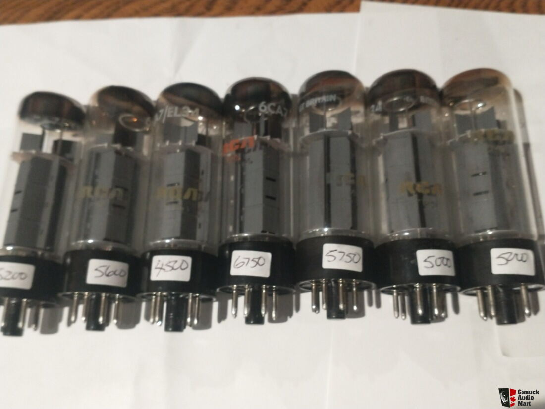 Power Tubes 5881 GE 6550a EL34 Photo #4165529 - Canuck Audio Mart