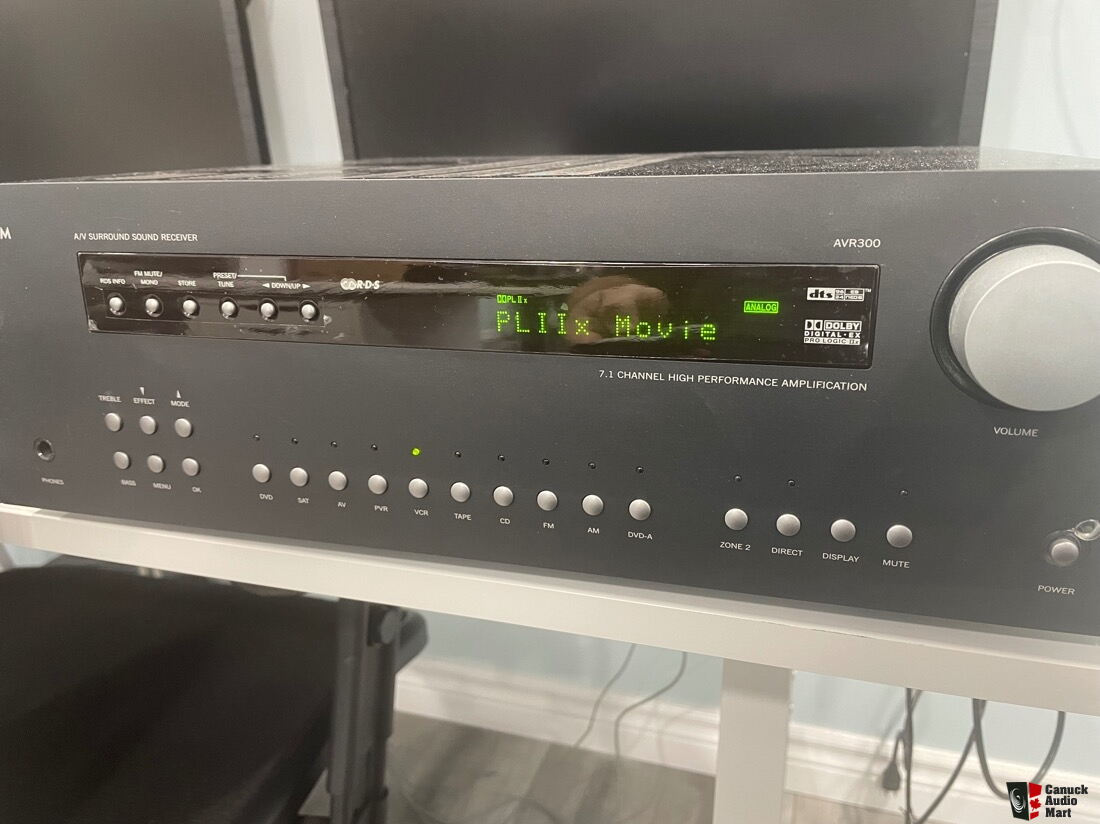 Arcam AVR300 7.1 receiver with Manuals and new Remote - Excellent ...