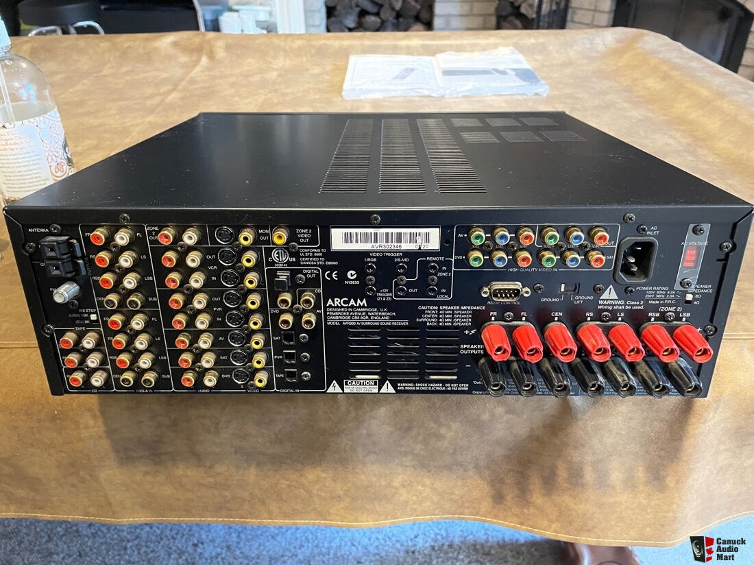 Arcam AVR300 7.1 receiver with Manuals and new Remote - Excellent ...