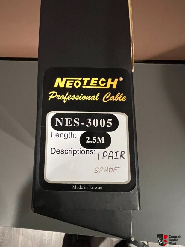 Neotech NES-3005 speaker cables Photo #4166638 - Canuck Audio Mart