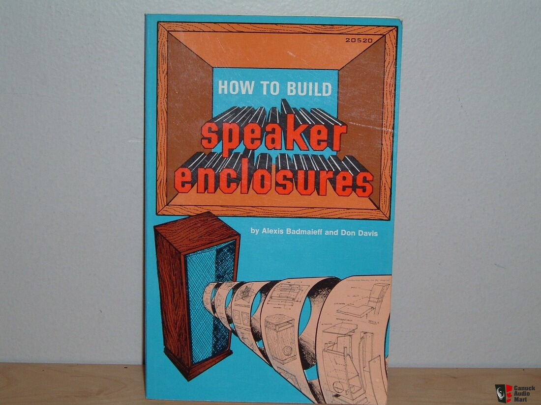Speaker Building Design Books Photo #4166675 - Canuck Audio Mart
