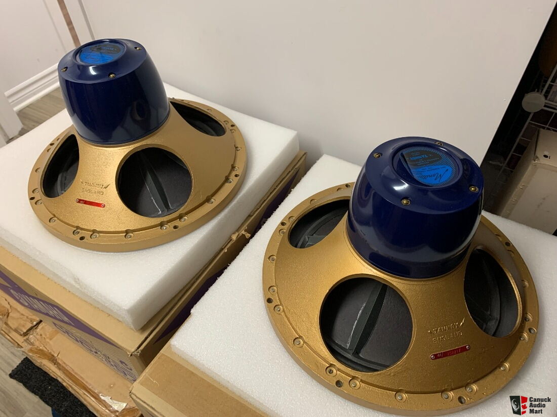 AMAZING Pair of Tannoy WINDSOR ROYAL BLUE 15" Dual Concentric One Owner ...