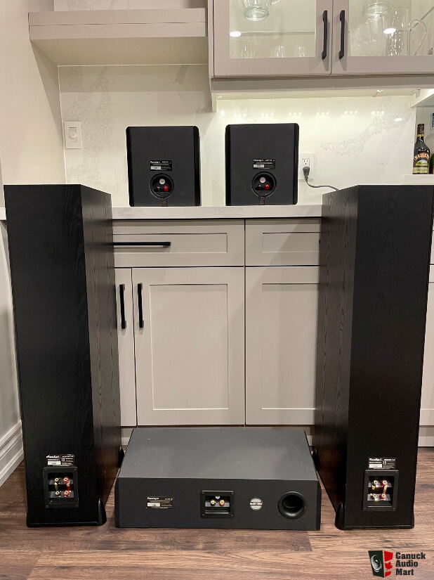 Paradigm (3 speaker set) including Monitor 7 v2 Floor standing pair and ...