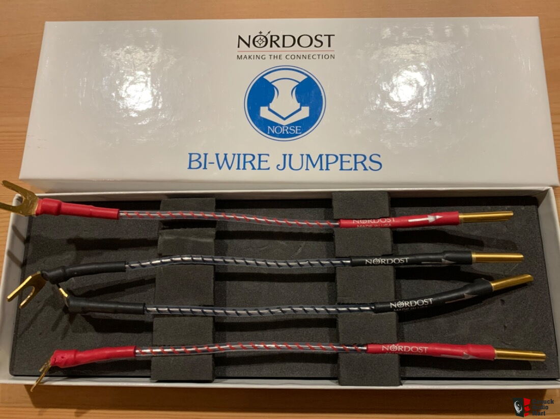 Excellent condition Nordost Norse jumper cables For Sale - Canuck Audio ...