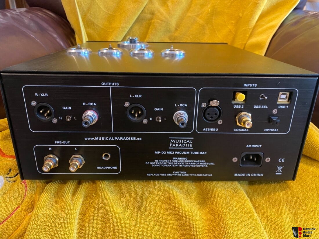 Musical Paradise MP-D2 Vacuum Tube DAC Photo #4172351 - Canuck Audio Mart