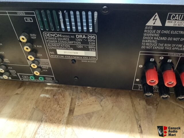Denon DRA-295 Stereo Receiver with Pre-Out Photo #4172962 - Canuck ...