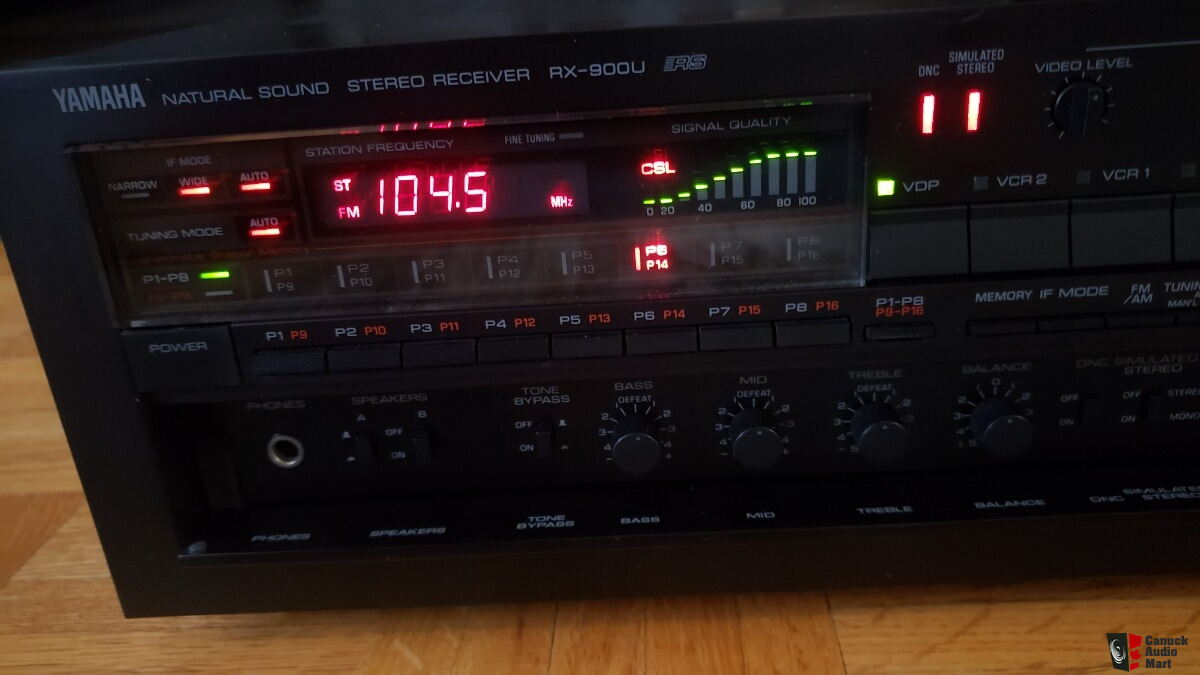 Yamaha RX-900U Stereo Receiver 85 Watts Per Channel Made in Japam Photo ...