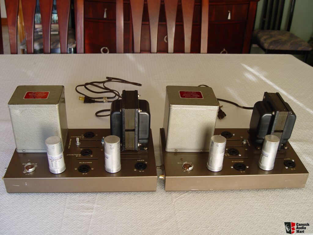 EICO HF-60 tube mono amplifiers 60WPC - completely rebuilt For Sale ...
