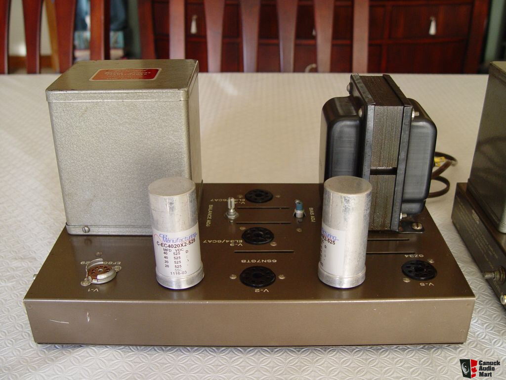 EICO HF-60 tube mono amplifiers 60WPC - completely rebuilt Photo ...