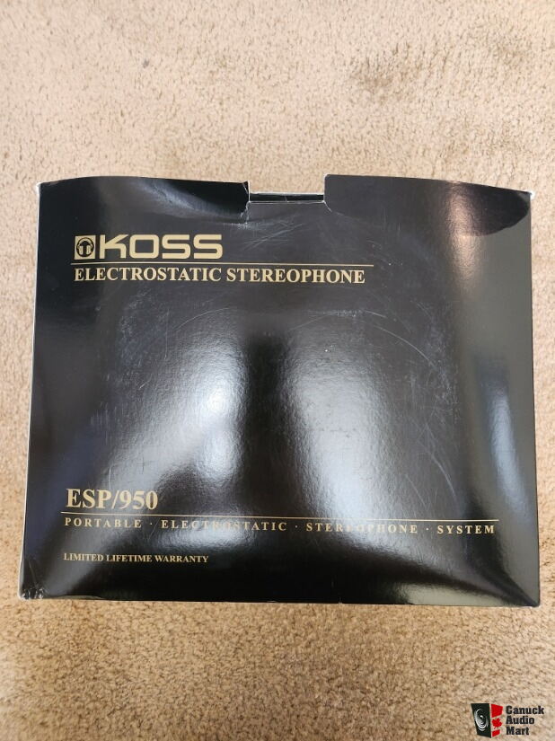 KOSS ESP950 Electrostatic headphones Photo #4174084 - Canuck Audio Mart