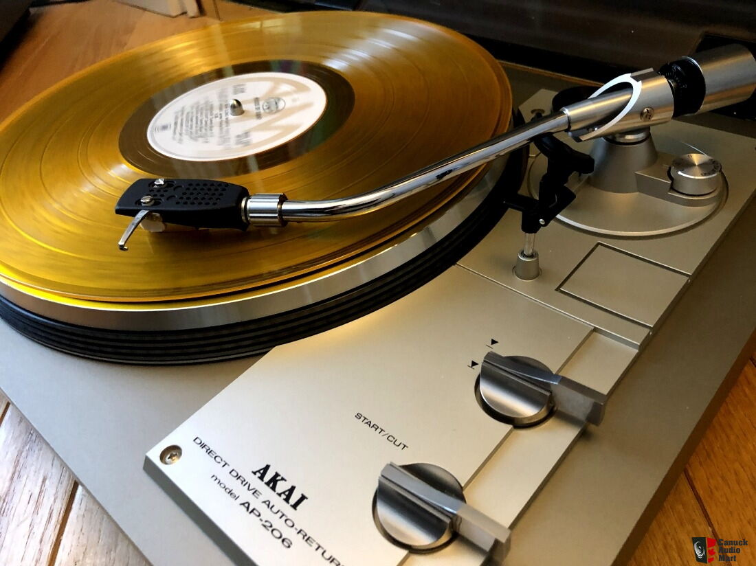 Akai AP-206 Direct Drive Semi-Auto Turntable in Immaculate Condition ...