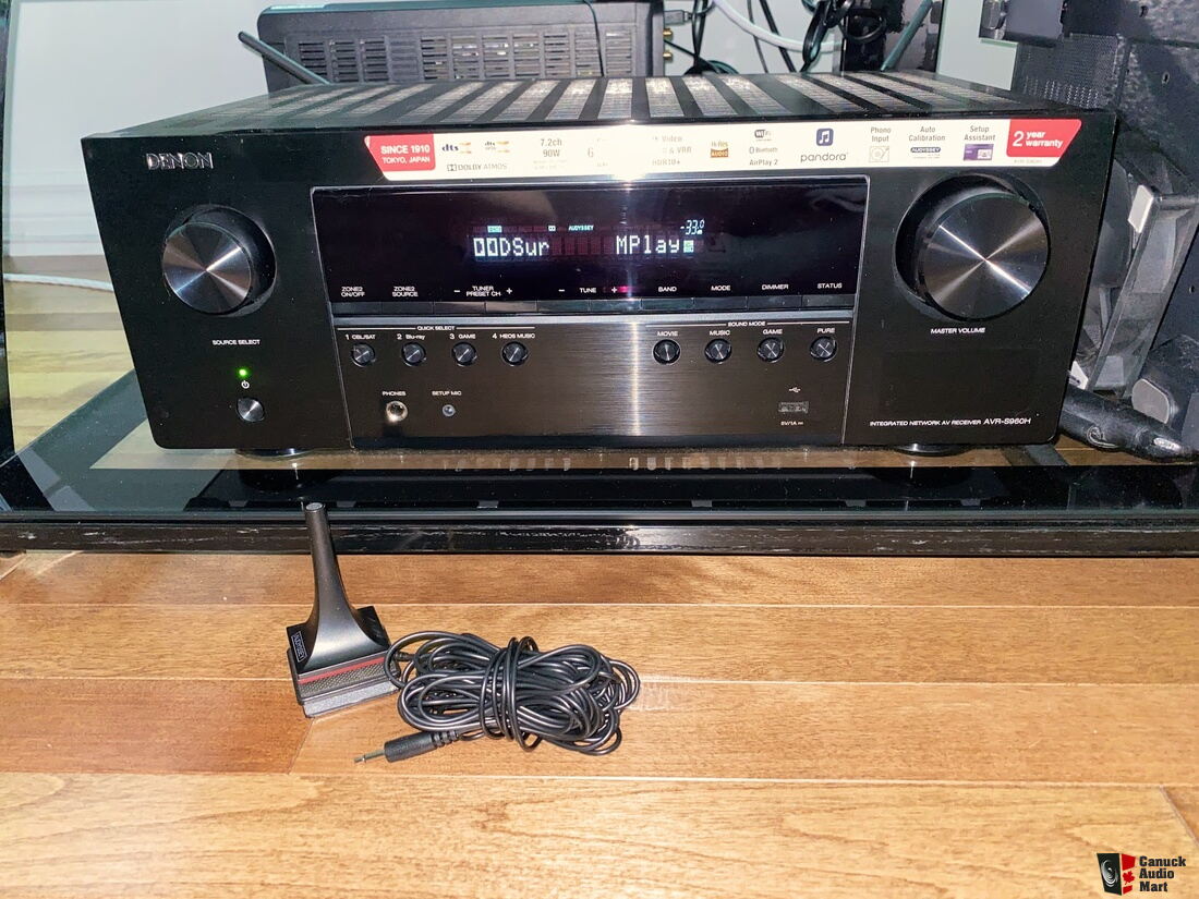 Denon AVR-S960H 7.2 ch Atmos 8K receiver For Sale - Canuck Audio Mart