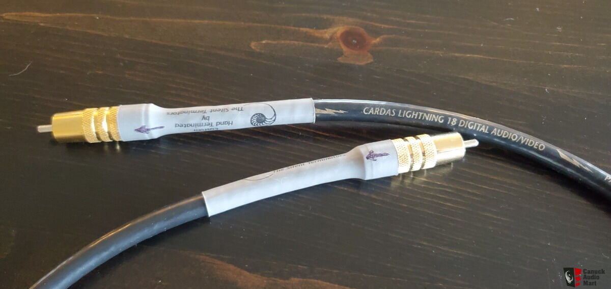 Cardas lightning 18 digital coax cable. Shipping included Photo ...