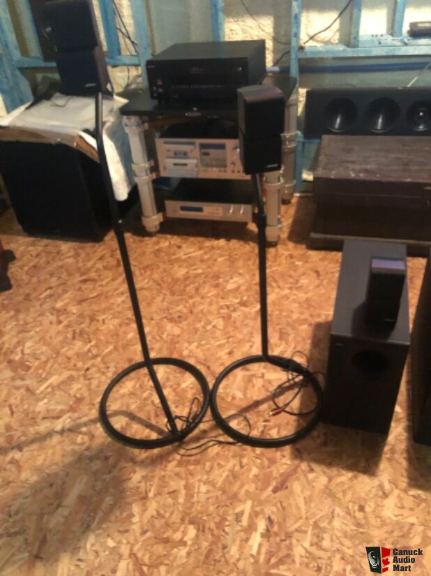 Bose Acoustimass AM7's with stands Photo #4179606 - Canuck Audio Mart