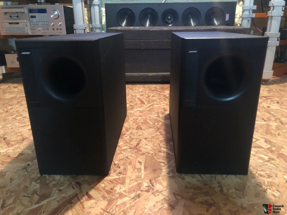 Bose Acoustimass AM7's with stands Photo #4179606 - Canuck Audio Mart