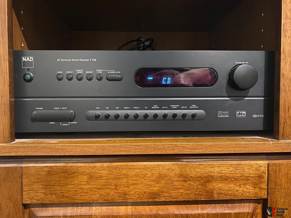 NAD T742 Home Theatre Receiver Photo 4186094 Canuck Audio Mart NAD T742 Home Theatre Receiver Photo 4186094 Canuck Audio Mart