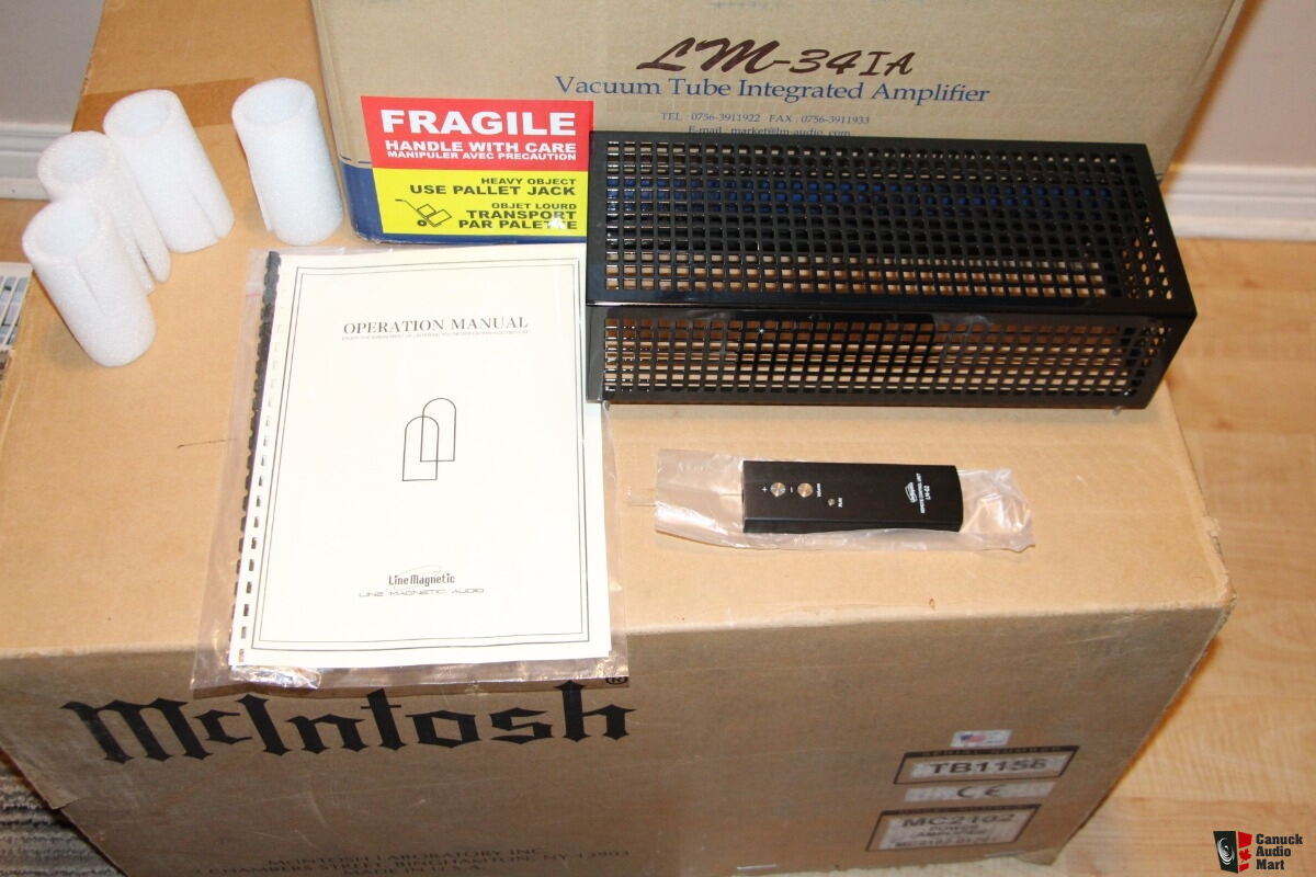Line Magnetic LM-34 Integrated Tube amplifier Photo #4186626 - Canuck ...