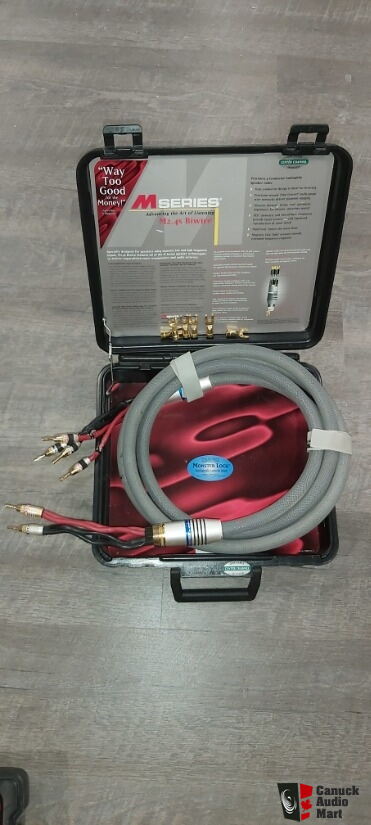 Monster Cable M2.4 Bi-Wire 12 foot center channel For Sale - Canuck ...