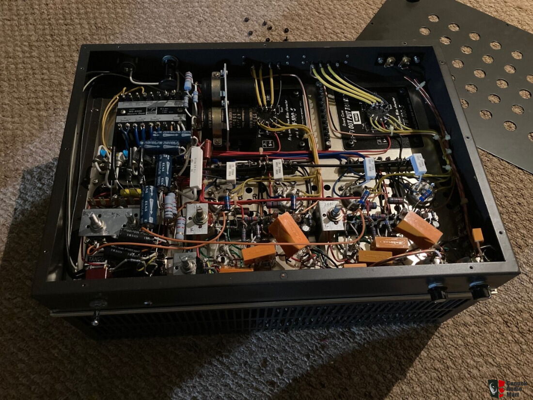 Professionally made high end power amplifier with KT-88 tubes, all ...