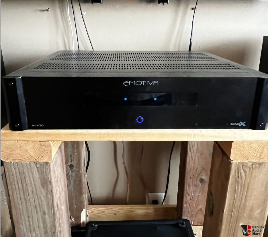 Emotiva Audio A-300 BasX Stereo Power Amplifier Like New Photo #4190064 ...