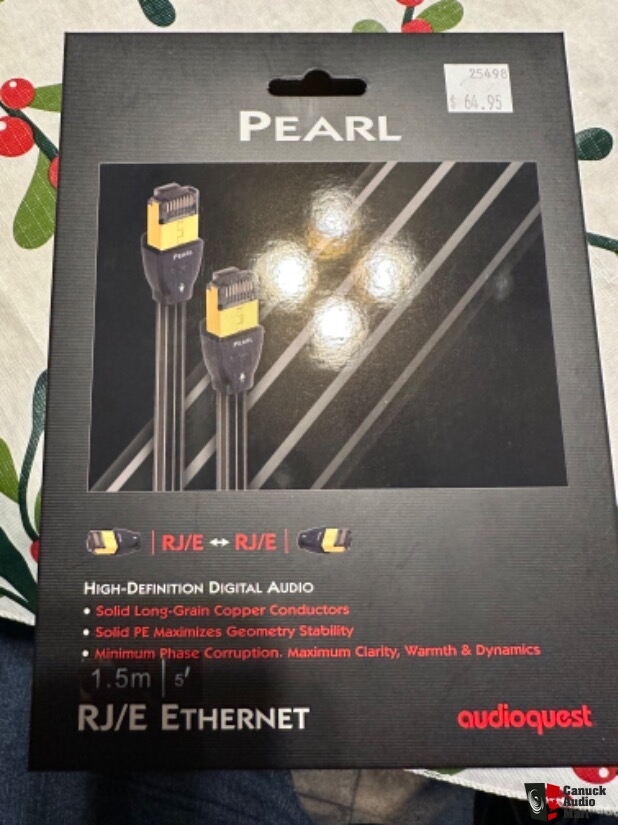 Audioquest Pearl 1.5m RJ/E Ethernet Cable For Sale - Canuck Audio Mart