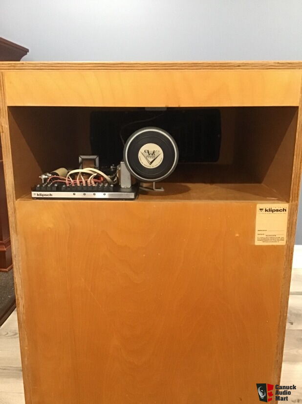 Vintage Klipsch La Scala (1990), Raw Birch Finish, Consecutive Serial ...