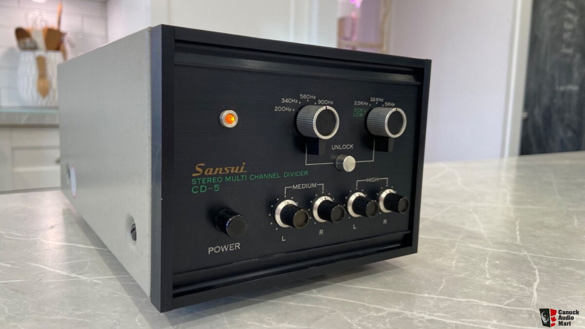 Sansui CD5 ELECTRONIC CROSSOVER perfect working,very nice,non smoking ...