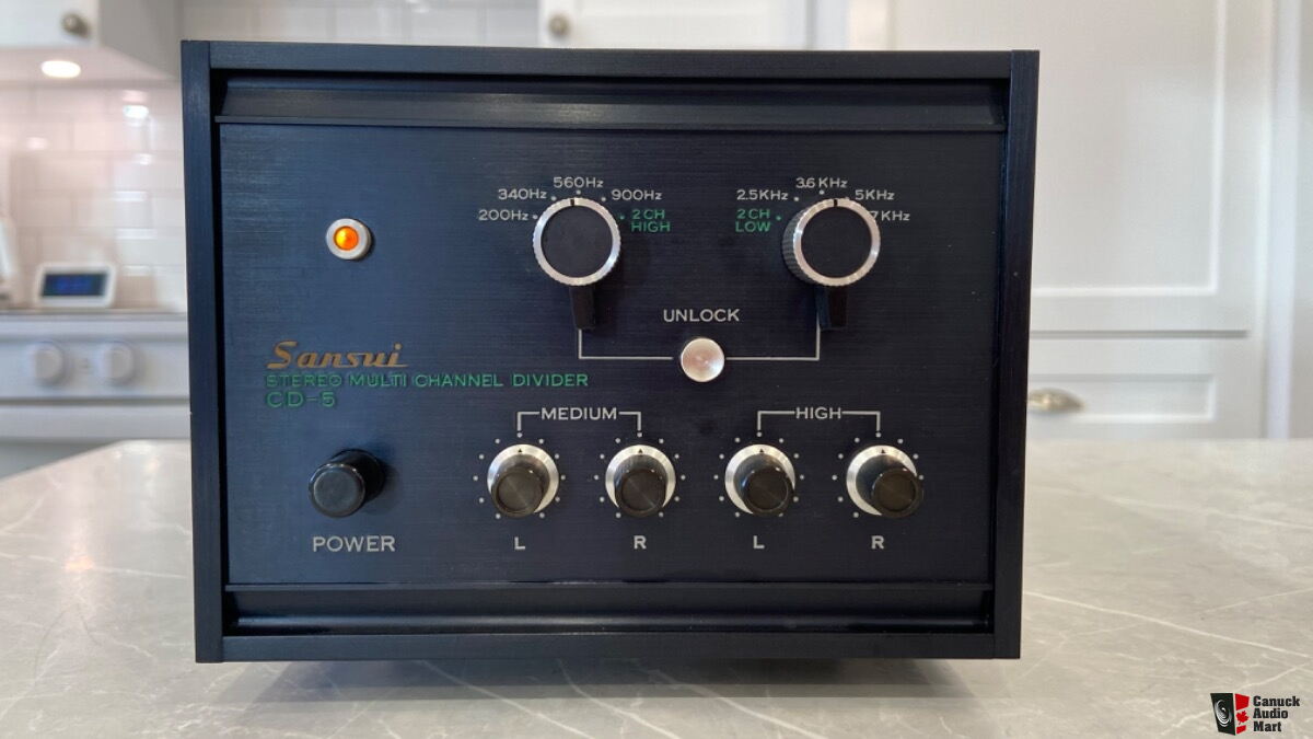 Sansui CD5 ELECTRONIC CROSSOVER perfect working,very nice,non smoking ...