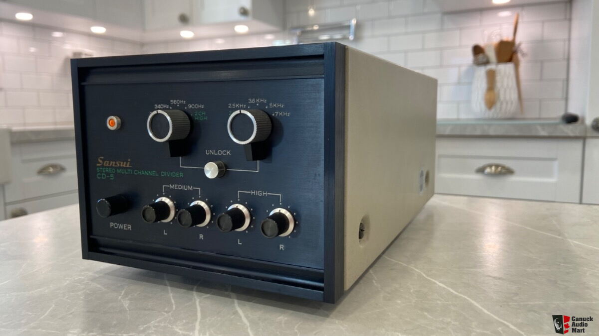 Sansui CD5 ELECTRONIC CROSSOVER perfect working,very nice,non smoking ...