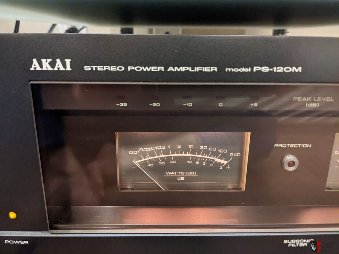 Super rare AKAI PS-200C amplifier power and PS-120M pre-amplifier Photo ...