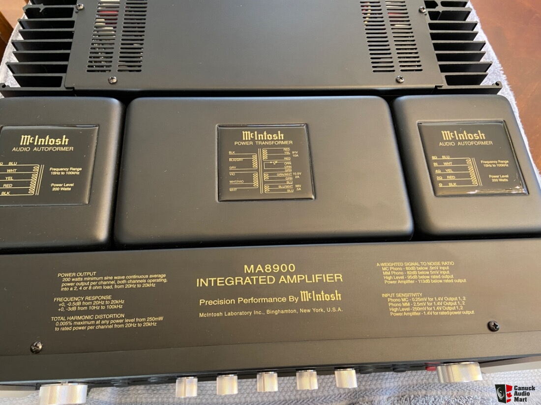 McIntosh MA8900 integrated amplifier ****SALE PENDING Photo #4198668 ...