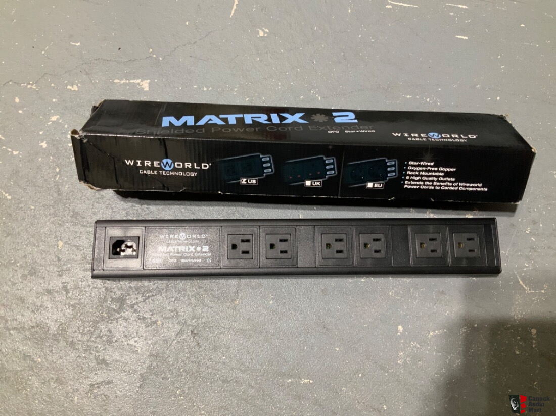 WireWorld Matrix 2 Power Strip For Sale Canuck Audio Mart WireWorld Matrix 2 Power Strip For Sale Canuck Audio Mart