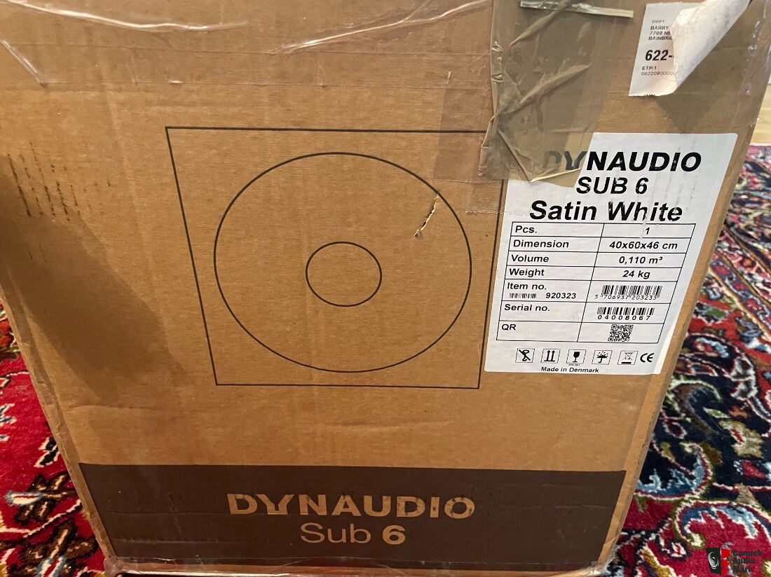 Dynaudio Sub 6 with Gia III feet Photo #4201379 - US Audio Mart
