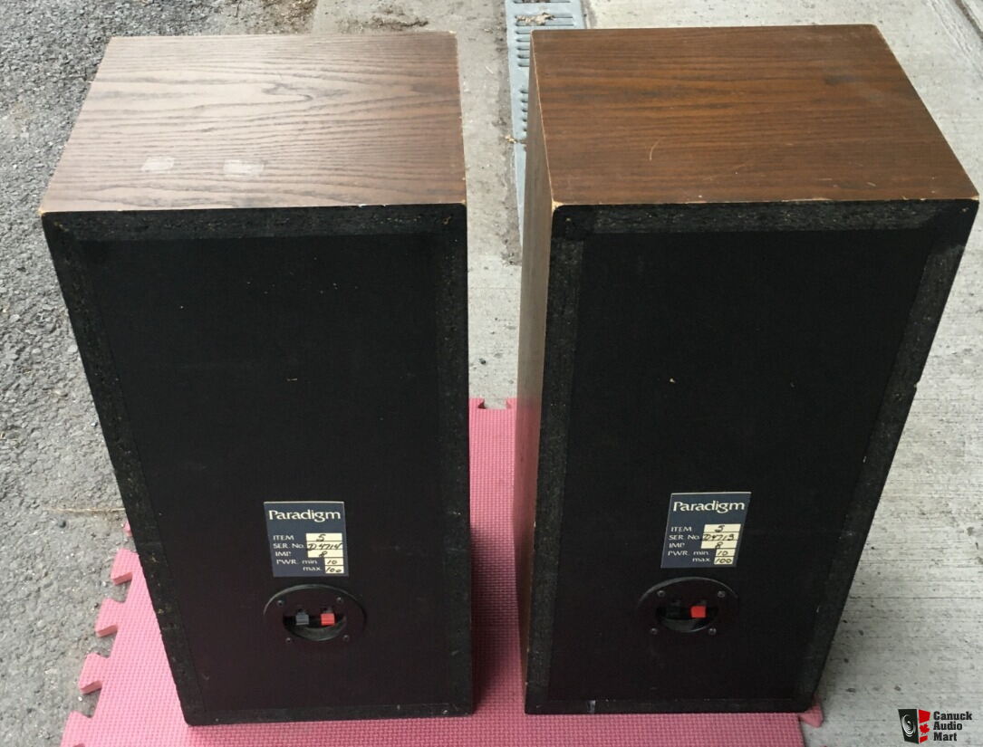 Paradigm model 5 speakers Photo #4201674 - US Audio Mart